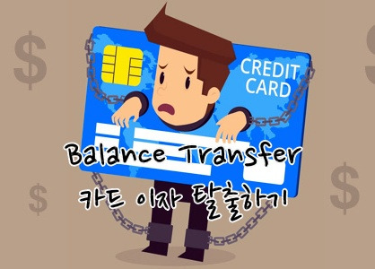 미국 카드 빚 이자 Credit Card Balance Transfer 로 절약하기 (미국판 카드 돌려막기?)