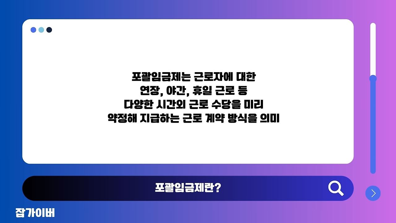 포괄임금제 야근수당 포함 지급 받는방법 및 노동법 위반신고