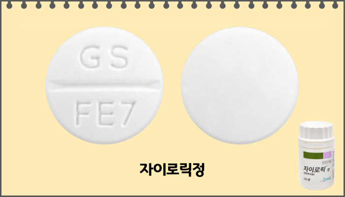 자이로릭정 통풍약 복용법과 효능 그리고 부작용 확인하고 드세요