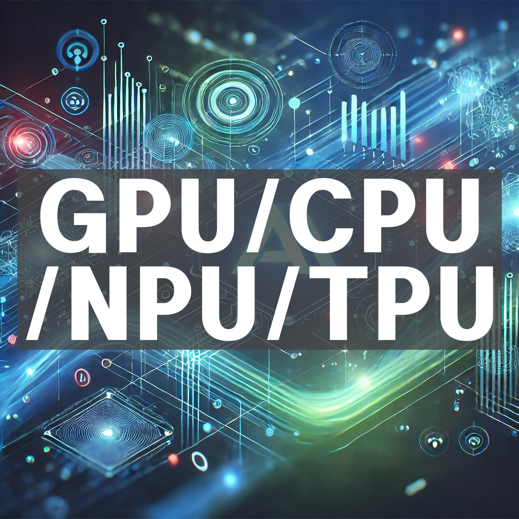 GPU, CPU, NPU, TPU: 차이점과 활용법 간단 정리