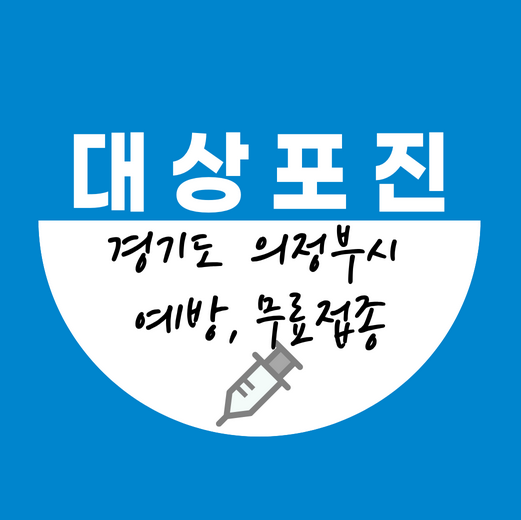 경기도 의정부시 대상포진 예방접종 무료 가격 보건소 노인 어르신 50대 65세 이상 무료 접종 확인 방법