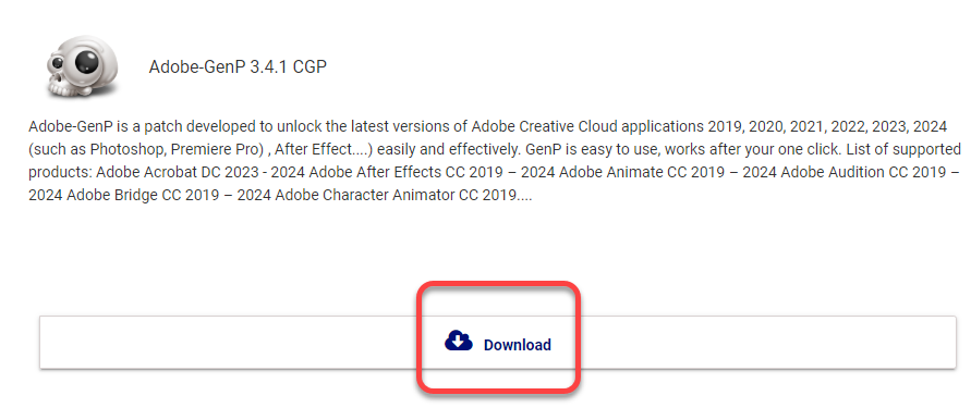 [Adobe-GenP] Photoshop, Premiere Pro, After Effcect 정품 인증 방법