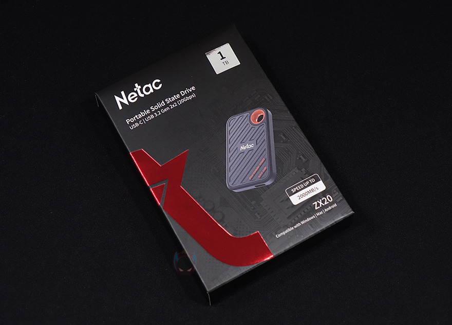 세상에서 가장 슬림하고 작은 20Gbps 외장 SSD! - Netac ZX20