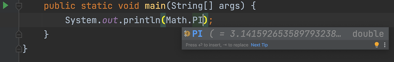 Java | Math 클래스에 정의된 원주율 pi와 자연로그 e 값 불러와 사용하는 방법