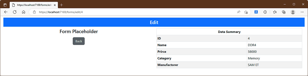 ASP.NET Core - [Blazor] 5. Blazor Form과 Data — CLIEL LAB
