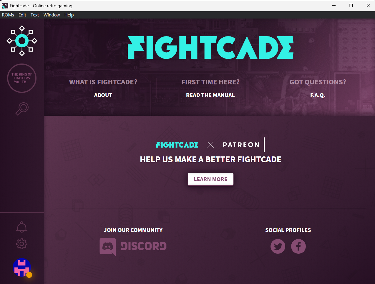 파이트케이드2 (FightCade 2) 설치 방법 및 KOF98 롬파일