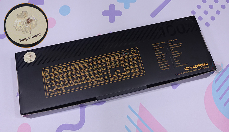 한국에 가장 먼저 출시한 풀-배열 TFT LCD 가스켓 키보드! - 다얼유(DAREU) A104 PRO