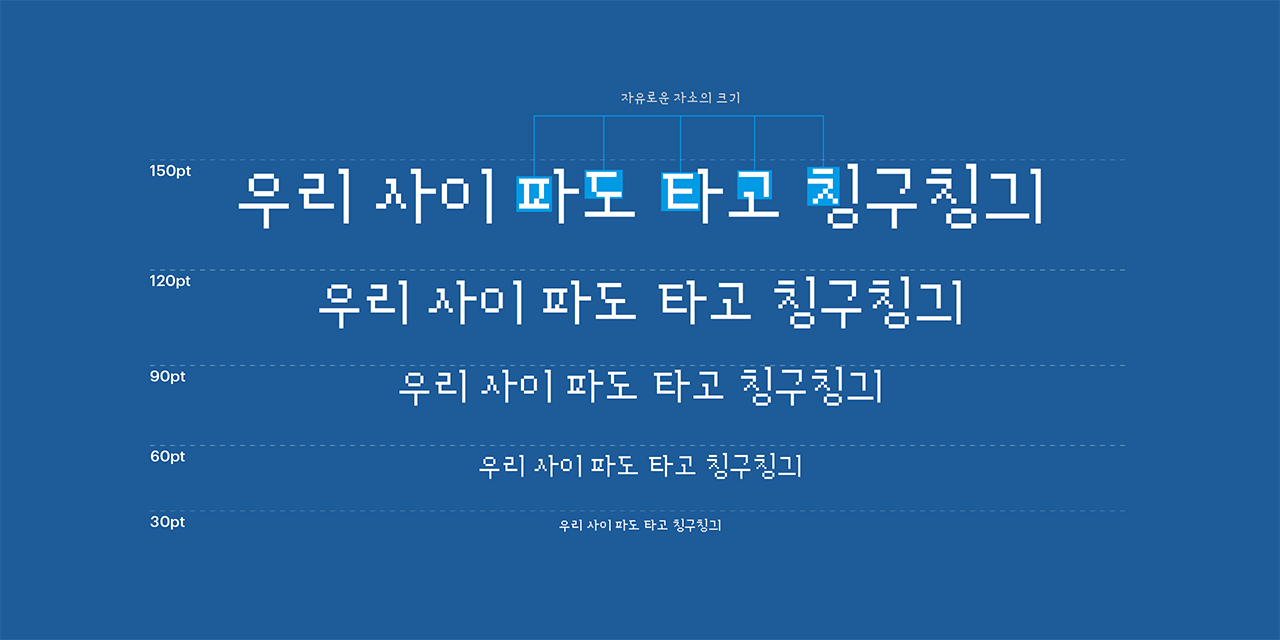 윤디자인그룹 폰코fonco와 일촌 맺고 「파도타기」 쓰긔 윤멤버십 톡톡 신규 폰트 업데이트