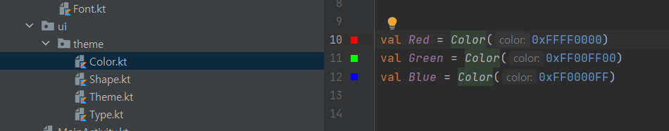 [Compose Text] Text color 바꾸고 투명도 설정하기 — 조세영의 Kotlin World