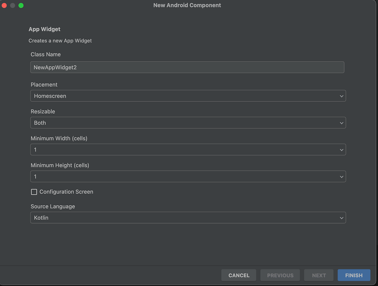 [ Widget #1 ] AOS Widget 만들기