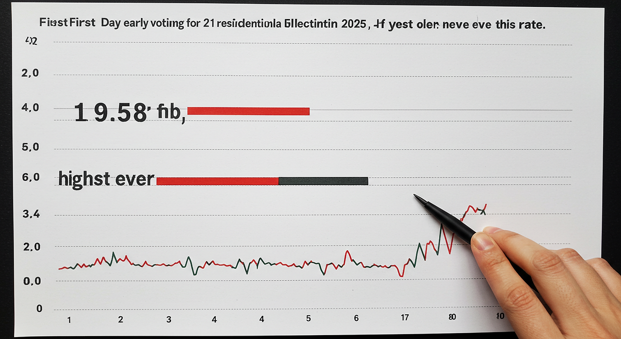 2025년 21대 대선 사전투표 첫날 1958 역대 최고 기록 이 추세면 투표율 40 돌파 가능할까