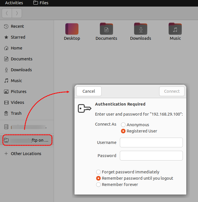 FTP 네트워크 드라이브 연결 (FTP Client 없이 FTP 사용)