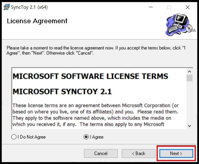 파일 백업(동기화) 프로그램 - SyncToy