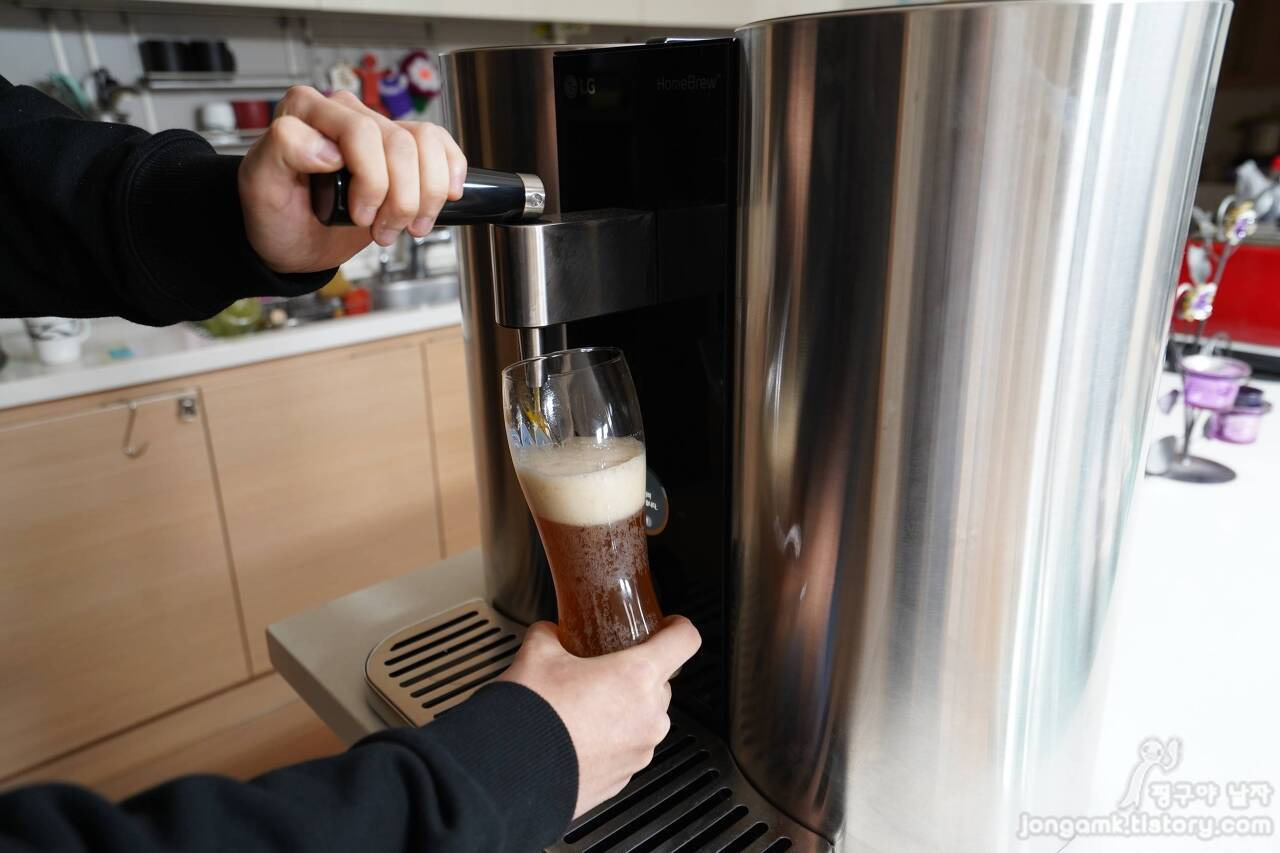 수제맥주 제조기 엘지 홈브루 맥주 8가지 캡슐 패키지 종류와 가격 다양하고 시원한 맥주 만드는 방법 Feat Lg전자