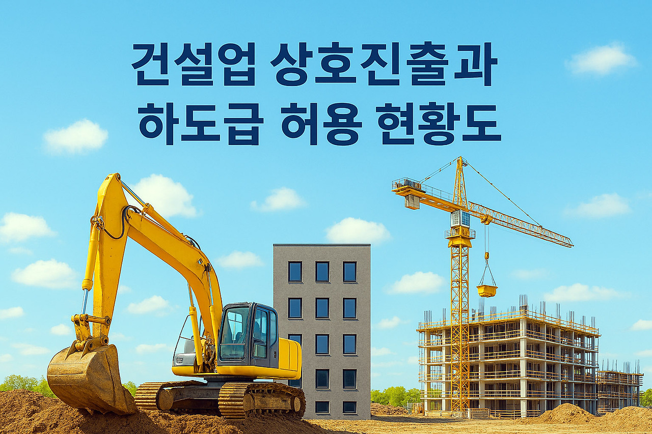 건설업 하도급·상호진출 허용 기준 한눈에 보기 2025년 기준
