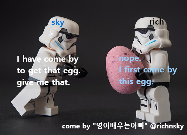 come by의 의미와 활용