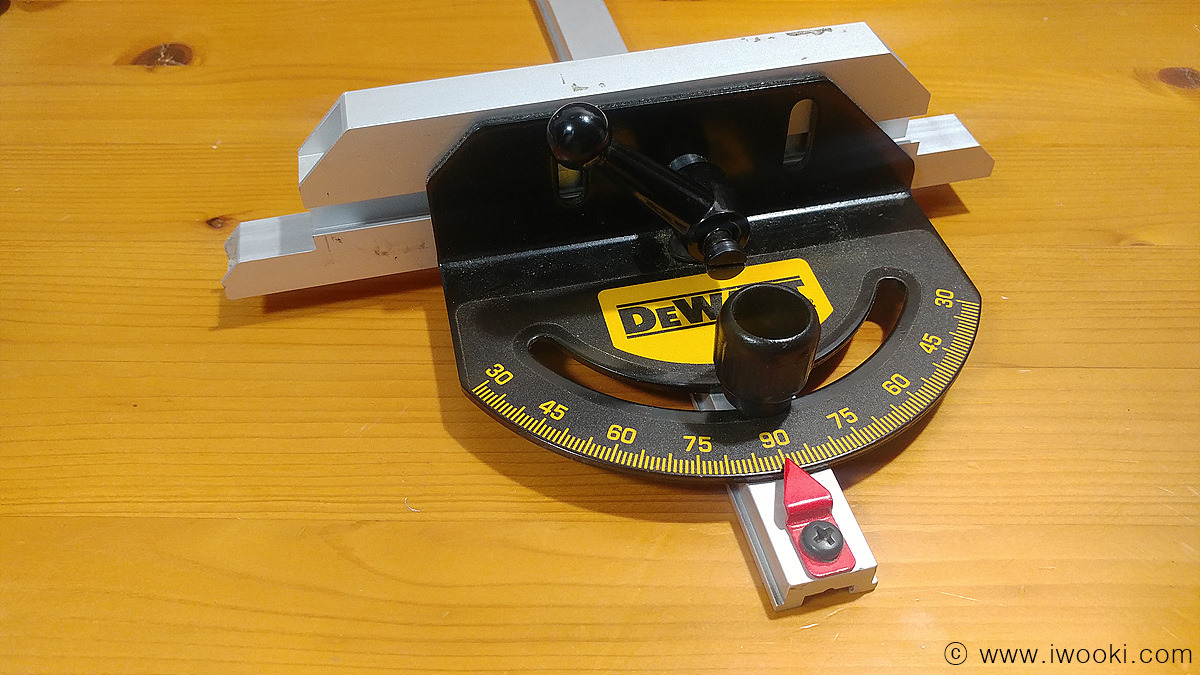 디월트 테이블쏘 7492 마이터 게이지 업그레이드