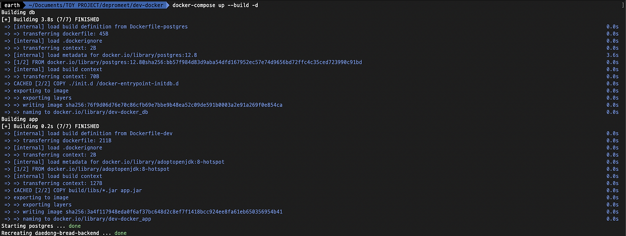 Docker Springboot와 Postgresql 이미지 Docker Compose로 한 번에 관리하기 — Roopretelcham