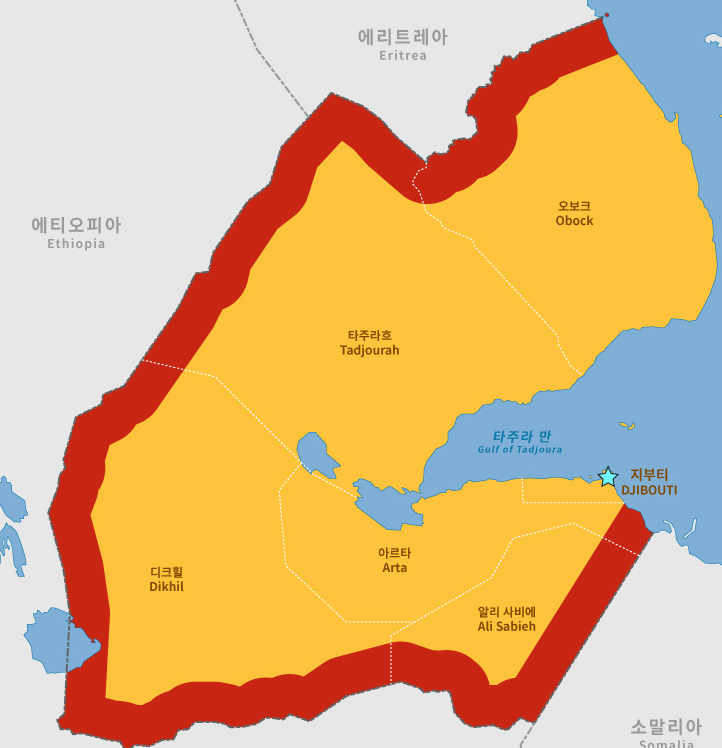지부티 국민소득 군사력 인구수 위치 순위 여행1인당 Gdp 국방력 지도 종교 관광