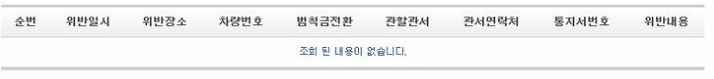 신호위반 차량번호로 과태료조회 및 범칙금 확인하는방법