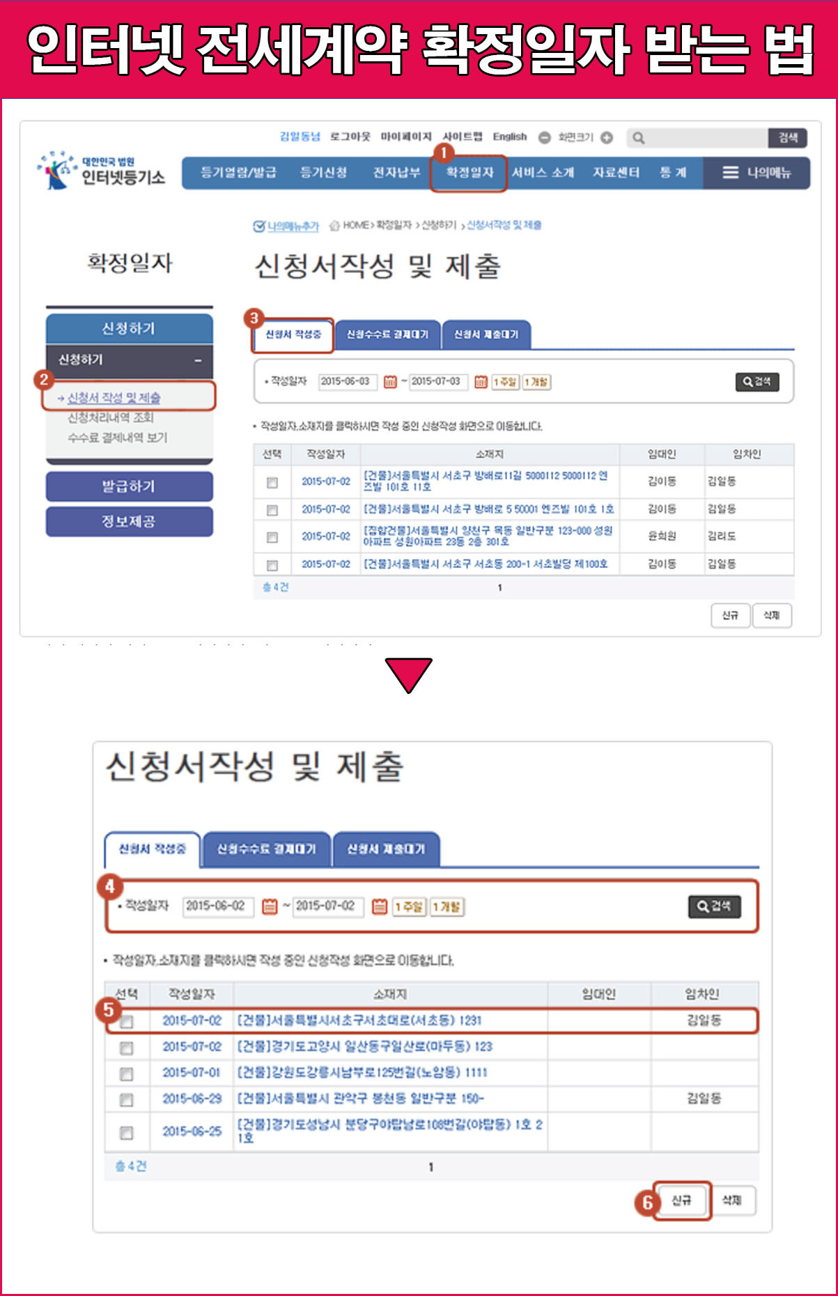 인터넷 등기소 전세 계약 확정일자 받는 법 및 필요서류 총정리