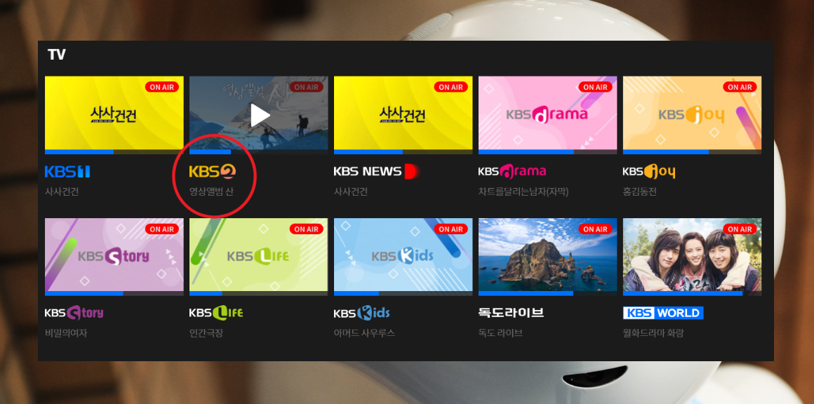 kbs2 tv 실시간 보기 (온라인 무료)