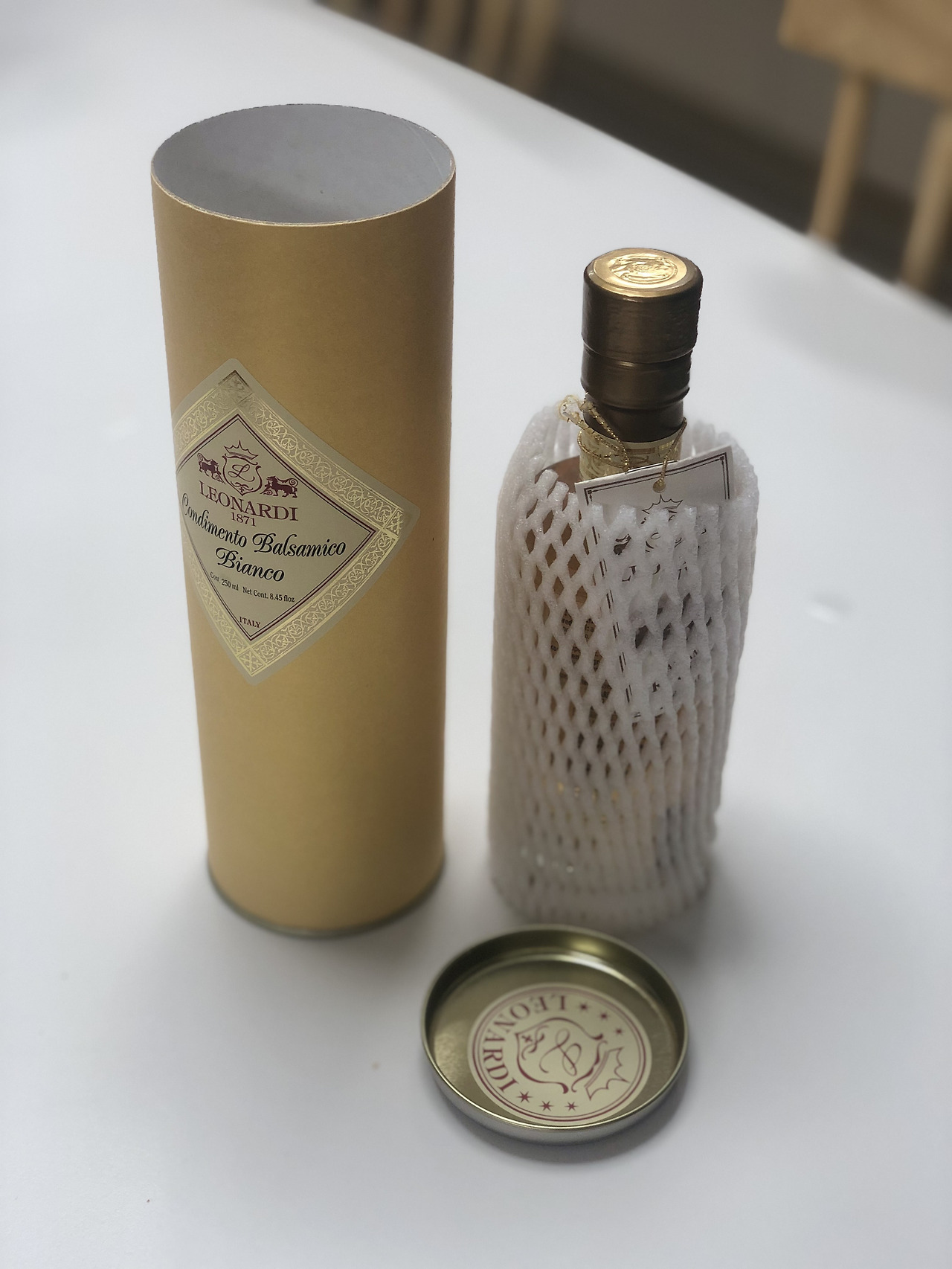 화이트발사믹 - LEONARDI 1871 CONDIMENTO BALSAMICO BIANCO