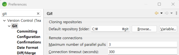 [git] eclipse에서 git clone timeout 설정