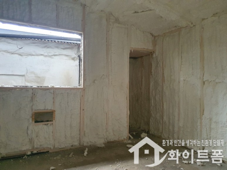 경상북도 경주 주택 단열 친환경 단열재 화이트폼수성연질폼 수성연질우레탄폼 시공