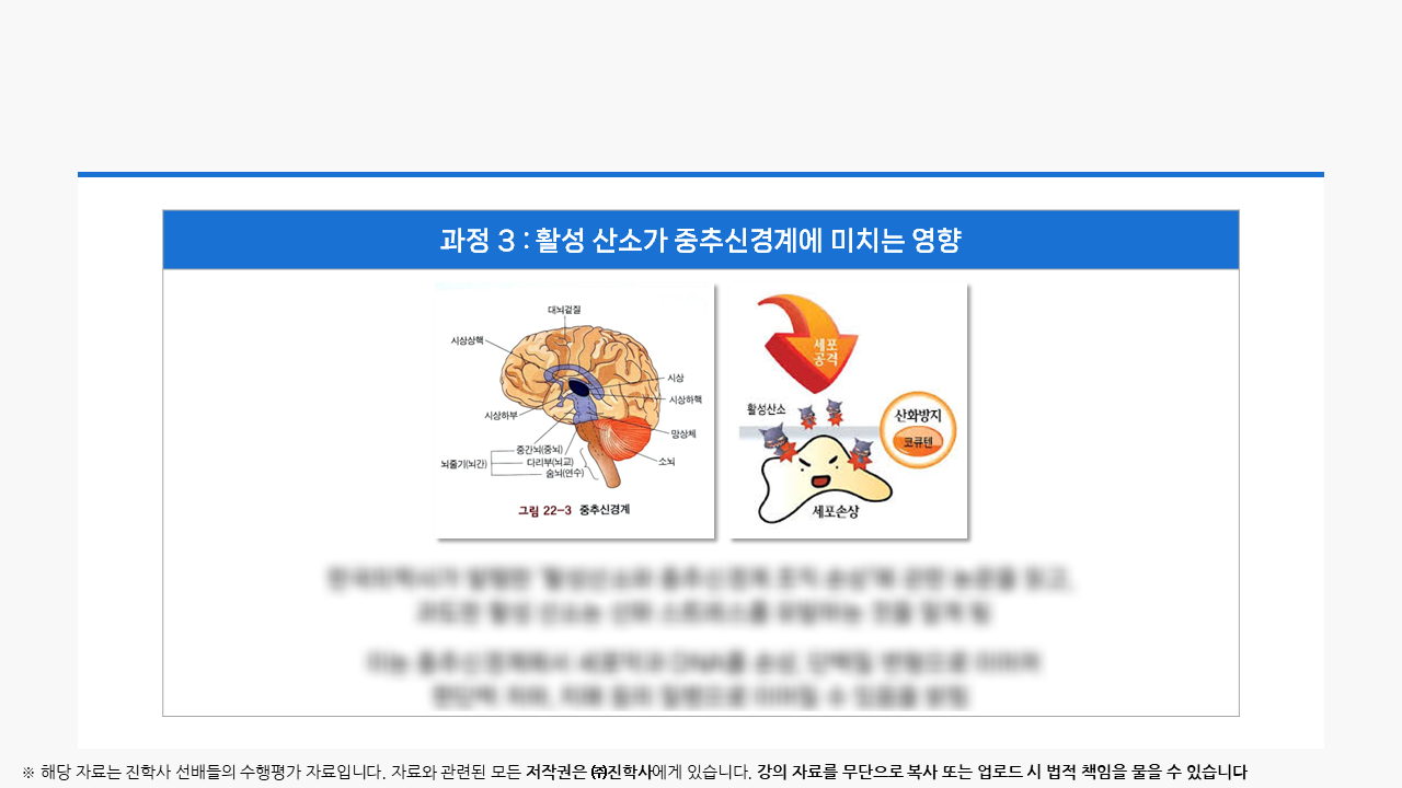 생명과학2 탐구 주제 추천 활성 산소에 의한 신경계 질환 해결방안 탐구 생명과학 실험 심화탐구 세특 의대 생기부
