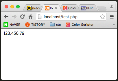 [PHP] number_format()