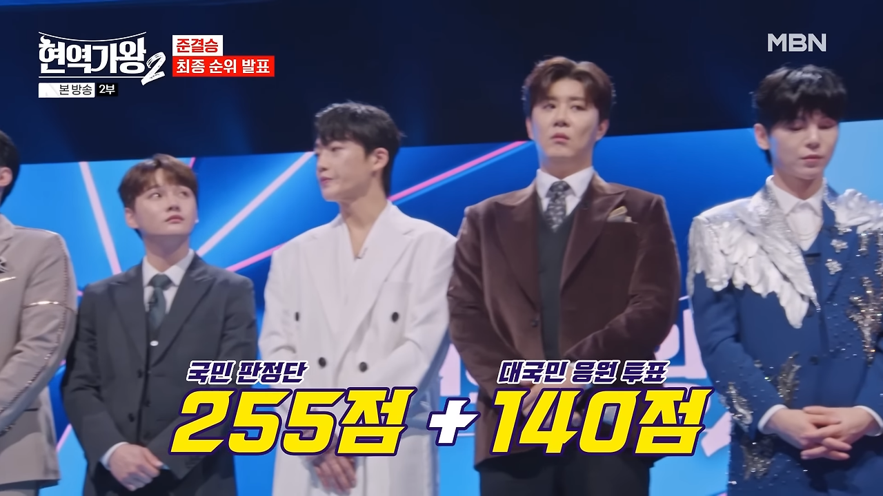 현역가왕2 결승전 진출자 최종 순위 결과 발표 1위는 누구 최종 탈락자 4명 공개