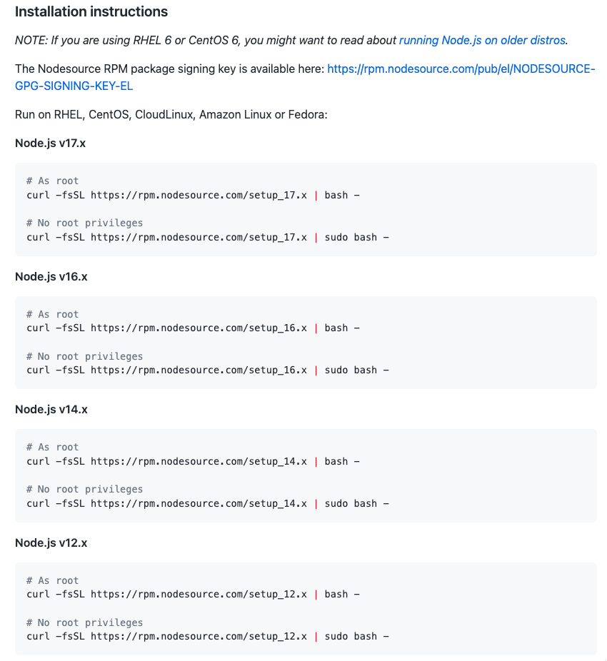 CentOS 7에 Node.js와 npm을 설치하는 방법