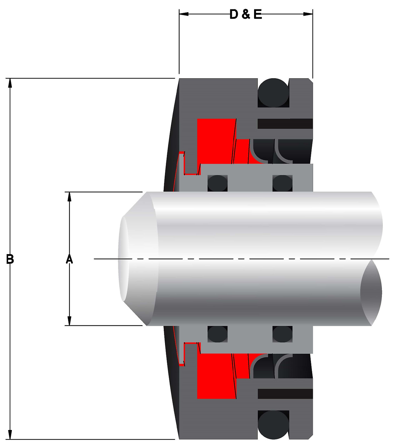FNE-1375-2291-1-1 비플랜지 침수형 오일 및 오일 미스트 분야용 Flooded Oil and Oil Mist ...