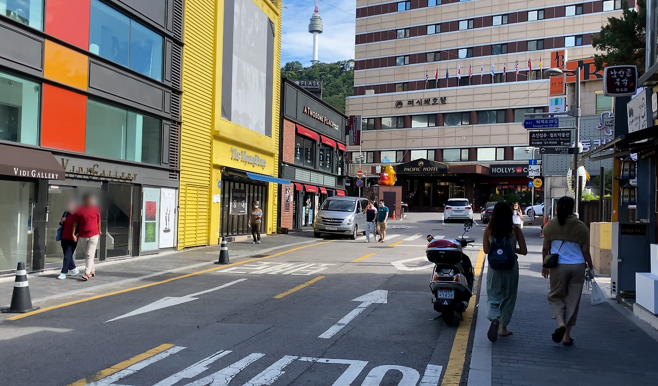 걸어서 남산타워n서울타워 가는법 From 명동역3번출구 — 임씨의 시선