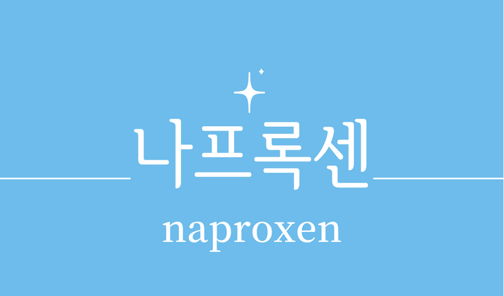 나프록센naproxen효능효과권장량부작용안전하게 사용하는 방법