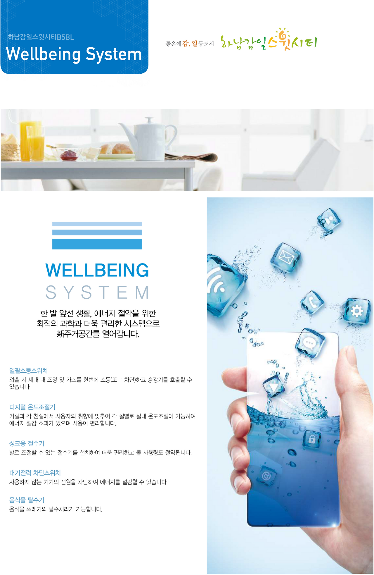 하남감일 B5블록 분납임대주택 감일 스윗시티 10단지 아파트 74a형·84a형·84b형 평면도