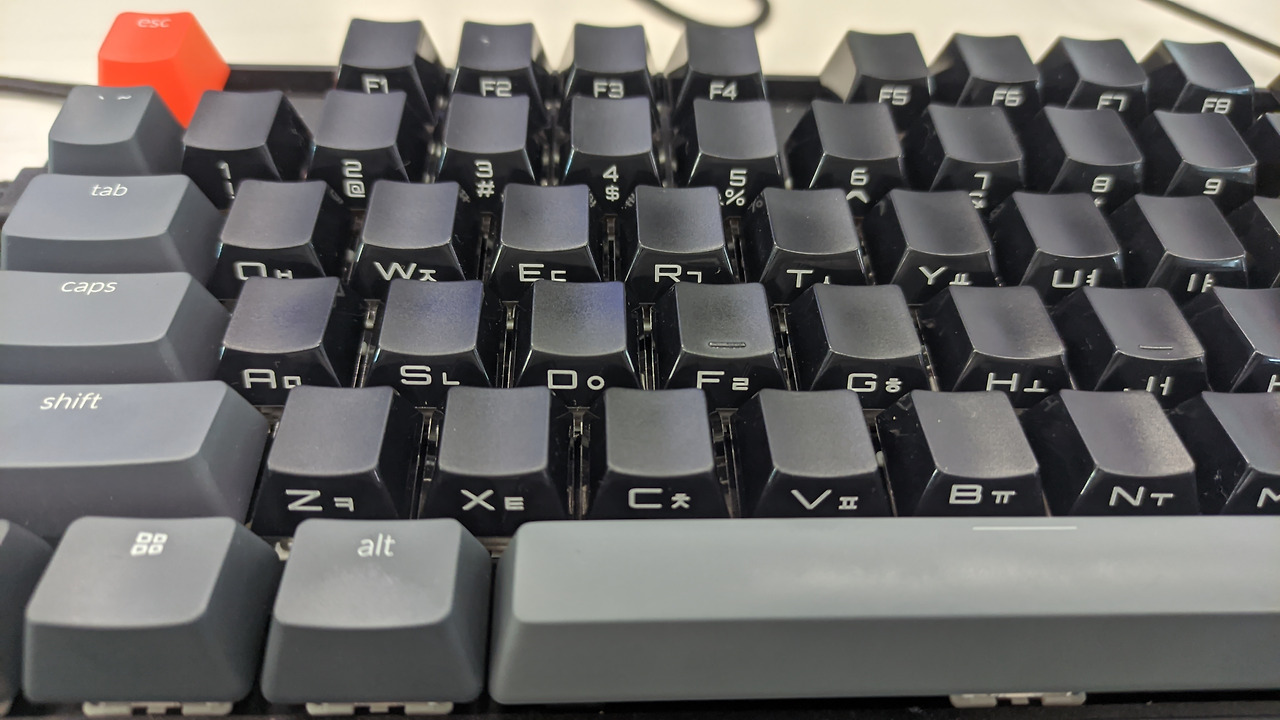 부자가 돼야 가족을 위해 키크론keychron K8 개인적인 유일한 단점