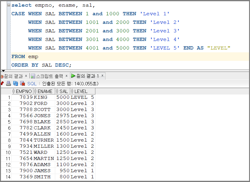 [Oracle - Error] ORA-00905: 누락된 키워드 - "missing keyword"