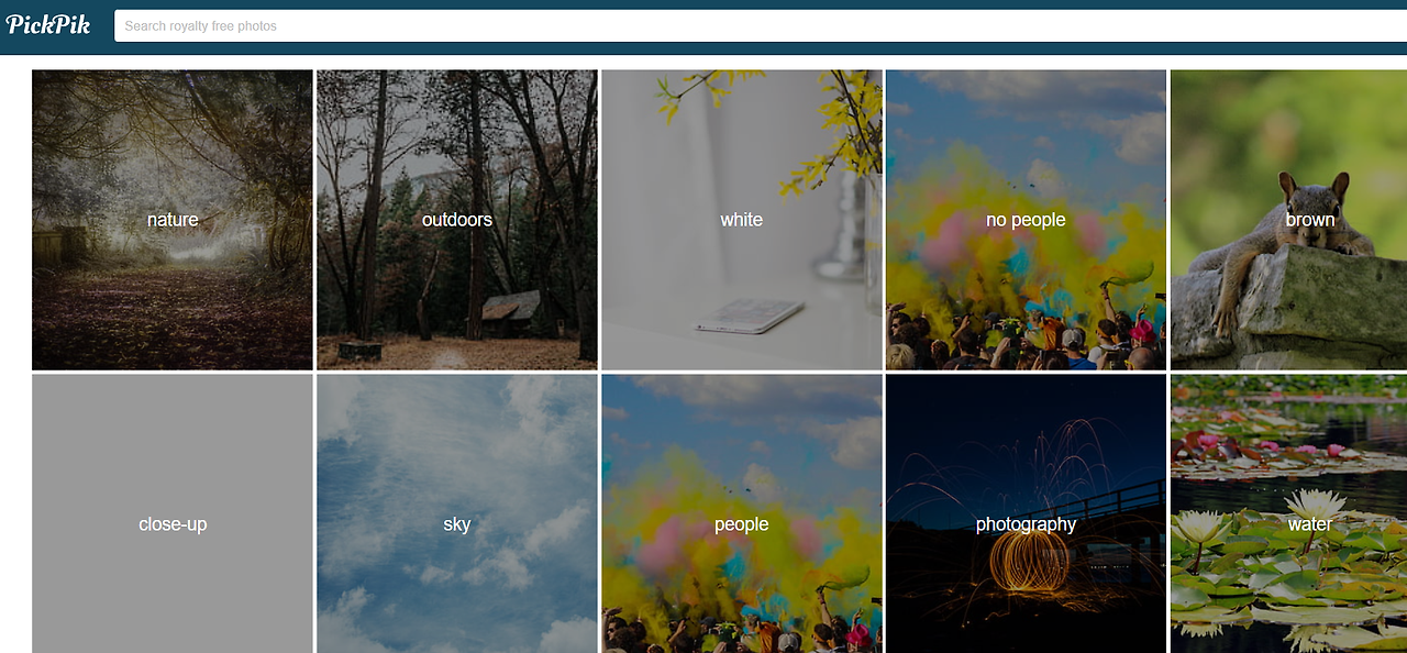 AI로 무료 이미지를 찾아주는 PickPick 사이트 소개