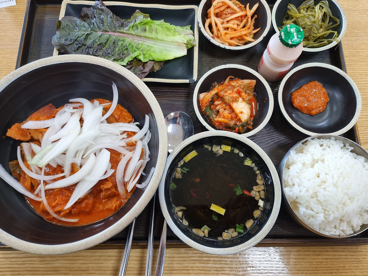 고속도로 맛집 영산휴게소창원방향 창녕양파제육덮밥정식