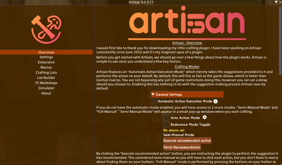 [Plugin] Artisan — How To Mod FF14?