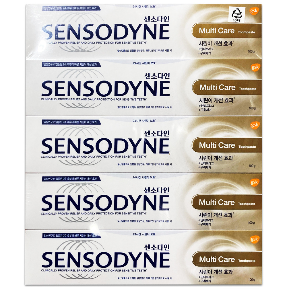 센소다인 멀티케어 치약 100g X 5개 Gsk 글락소스미스 코스트코 스마트스토어