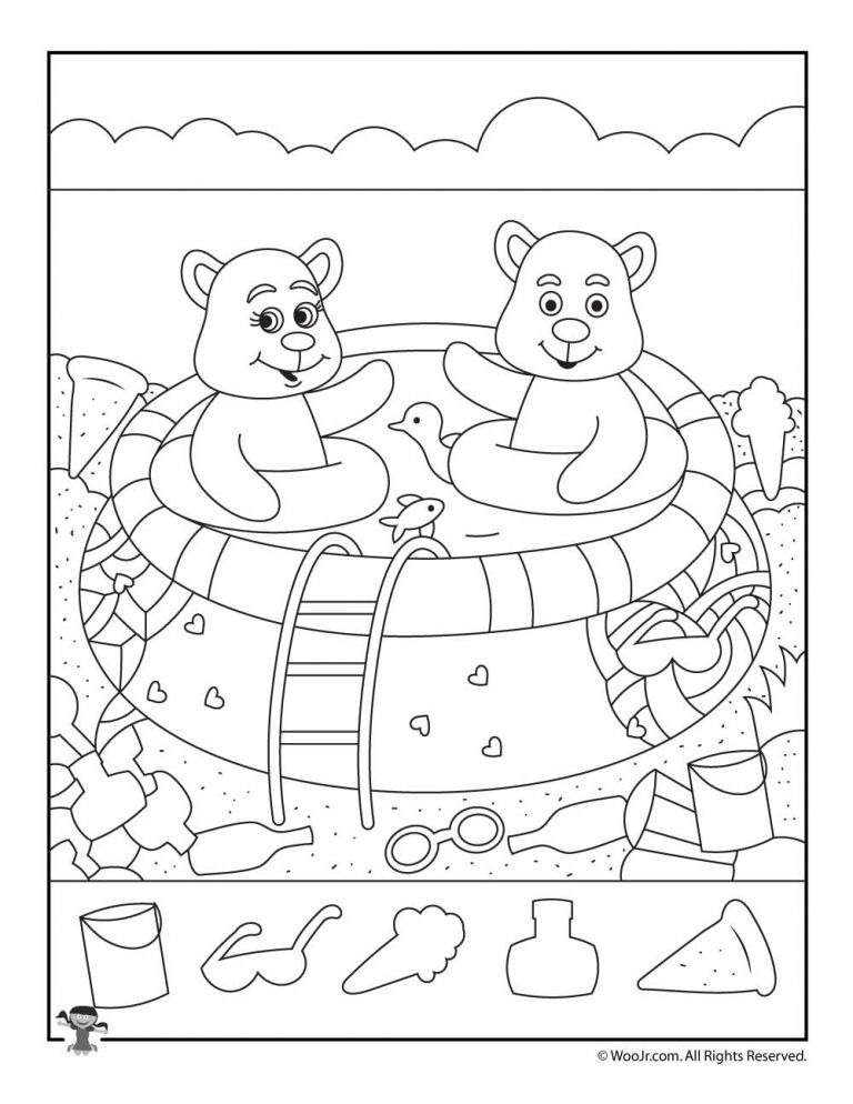 숨은 그림 찾기 도안 무료 30종