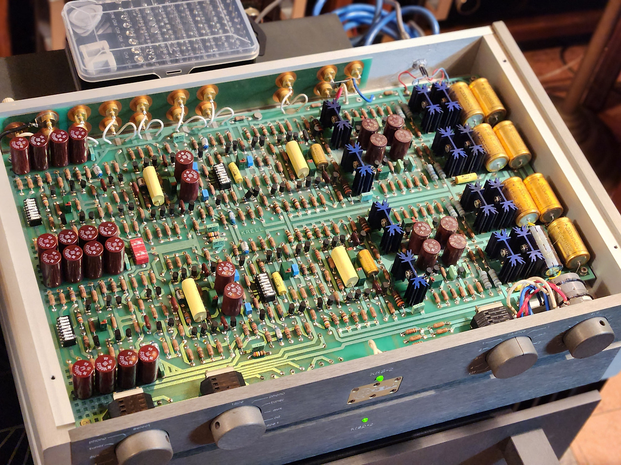 KreLL 크렐 명기조합 KRS-2 프리엠프와 KSA-80 파워엠프 조합입니다 -A급 220V-(Stock-out)