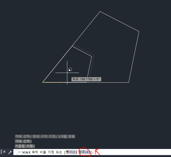 Autocad 오토캐드 스케일 맞추기축척 비율 모를때 등