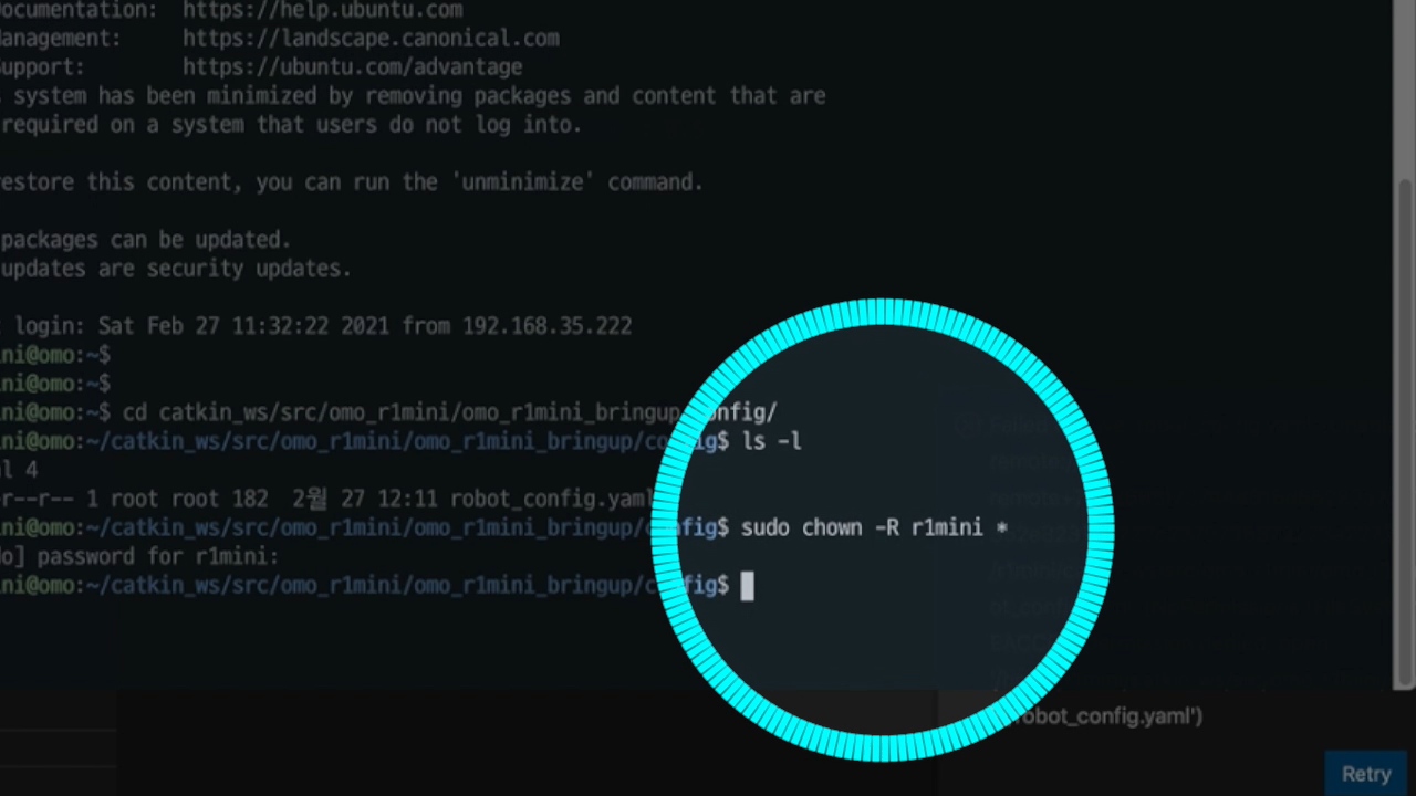 VSCODE로 SSH로 접근해서 편집 파일을 저장할때 permission 문제