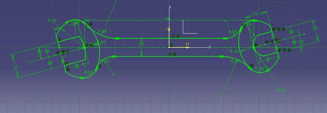 [CATIA] 10. Sketch 및 단위변경 / Drafting - Hatch
