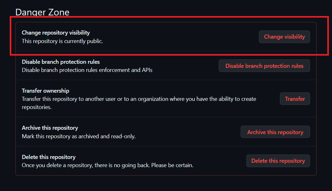 Github Javascript 깃허브 페이지 배포 Nodejs 서버 배포 실패 Private Public 리포지토리 변경하기