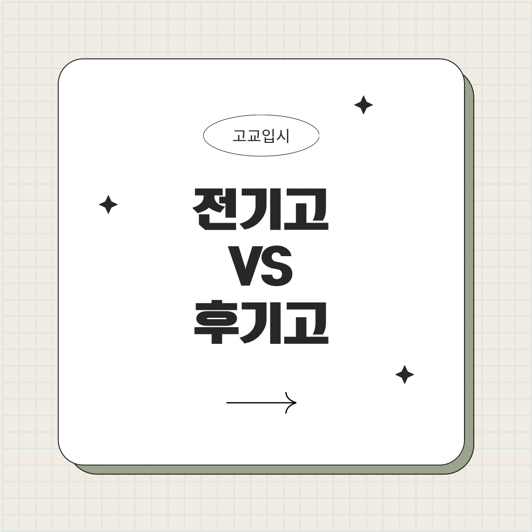 고등학교 입시 전기고 Vs 후기고 차이점 완벽 정리 어떤 학교가 포함될까